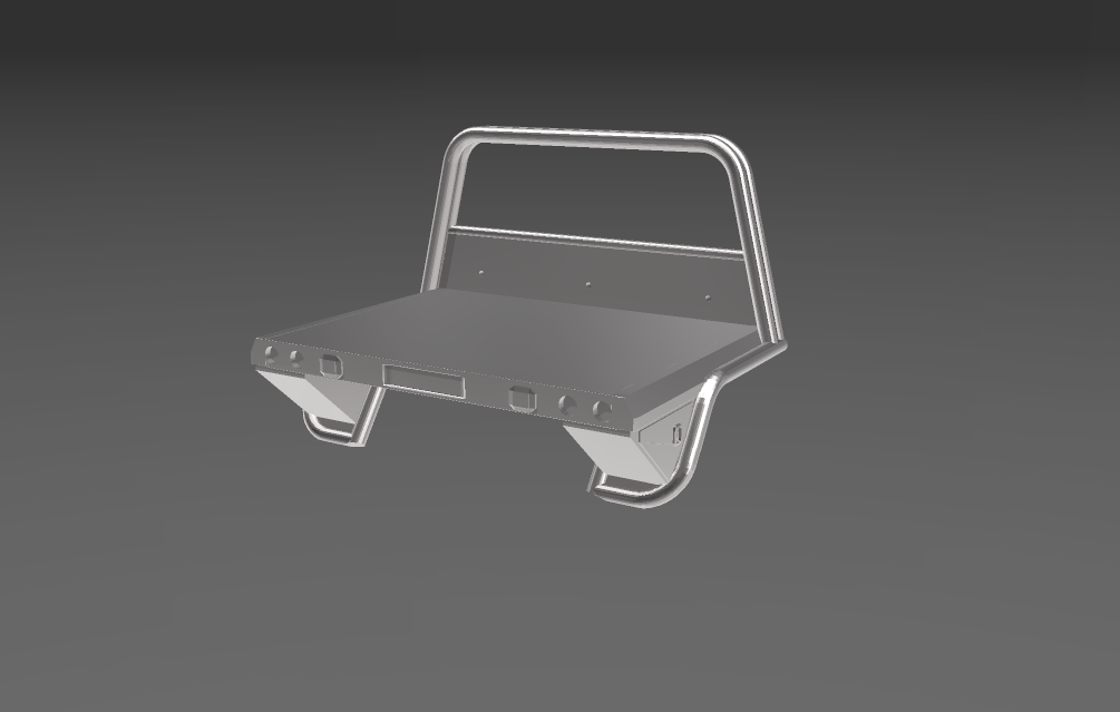1/10 3D Printed Dual Cab Tray – majorscale.rc